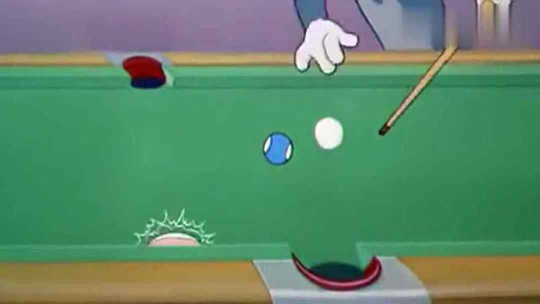 猫和老鼠汤姆杰瑞的台球打的不错啊!