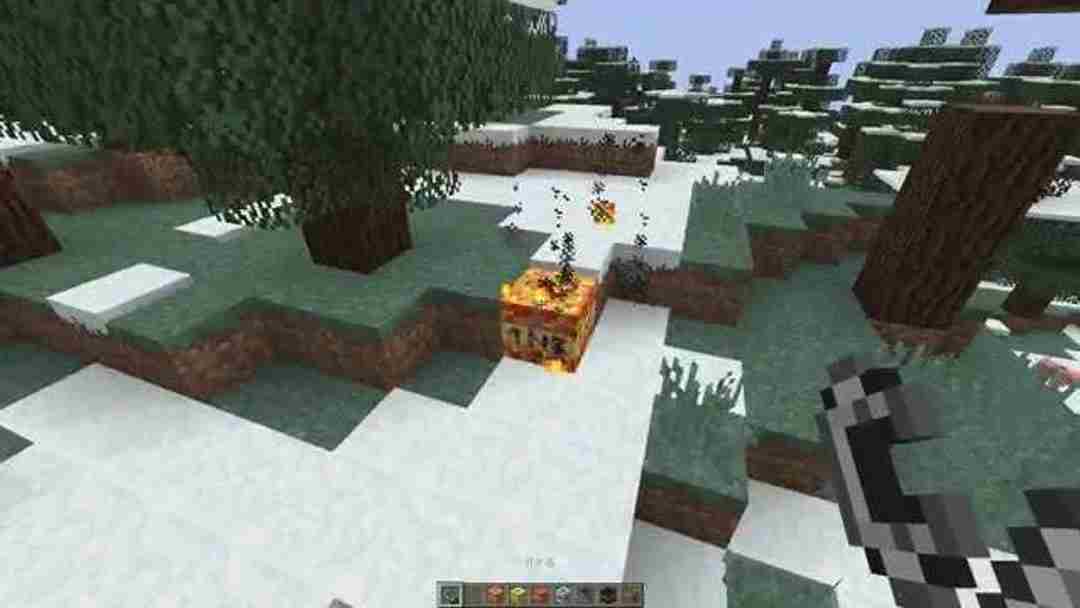 魔哒我的世界TNT模组 毁天灭地整个森林不见了