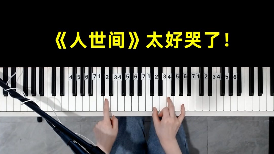 2分钟教你弹唱《人世间》,真的太好哭了!