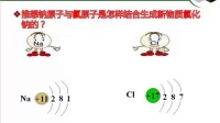 氯化钠离子的形成