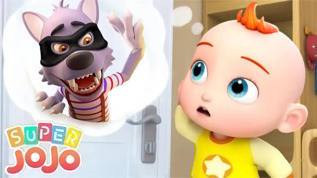 益智动画:门外是谁在敲门呢?宝贝们不能给陌生人开门哦