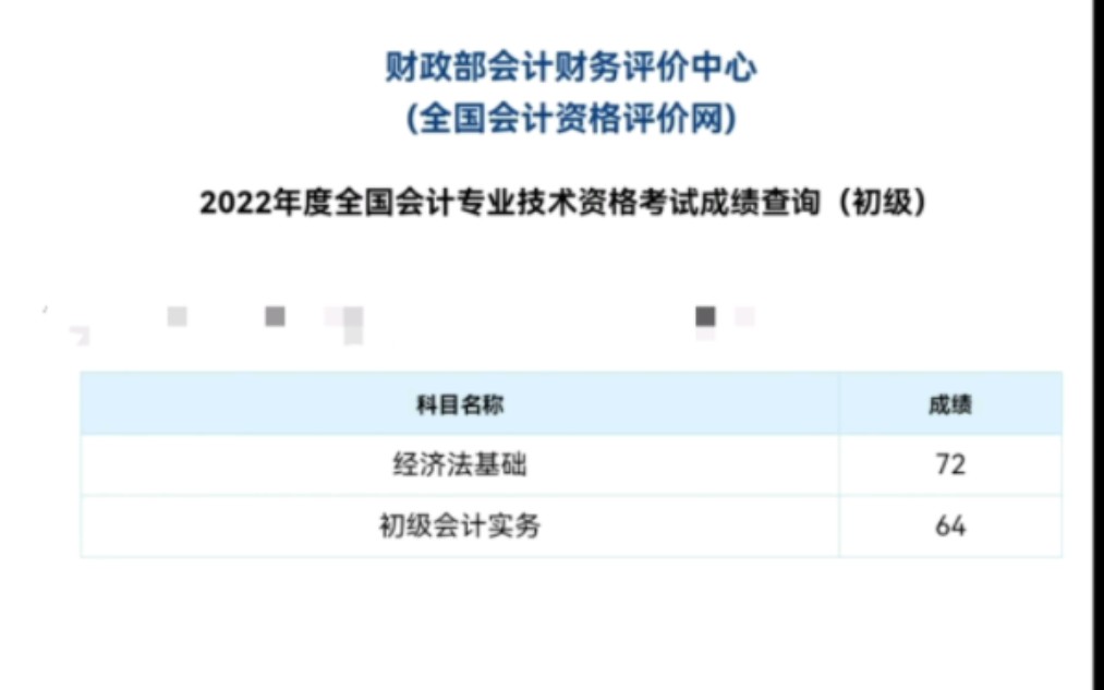 多次疫情推迟考试,最终在大二前通过初级会计