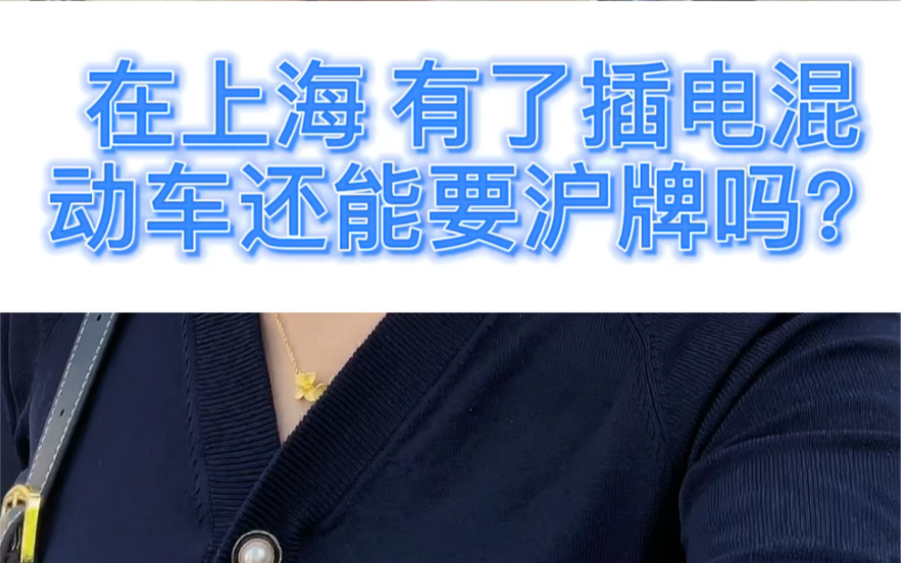 在上海 个人名下有了插电混动车还能要沪牌吗