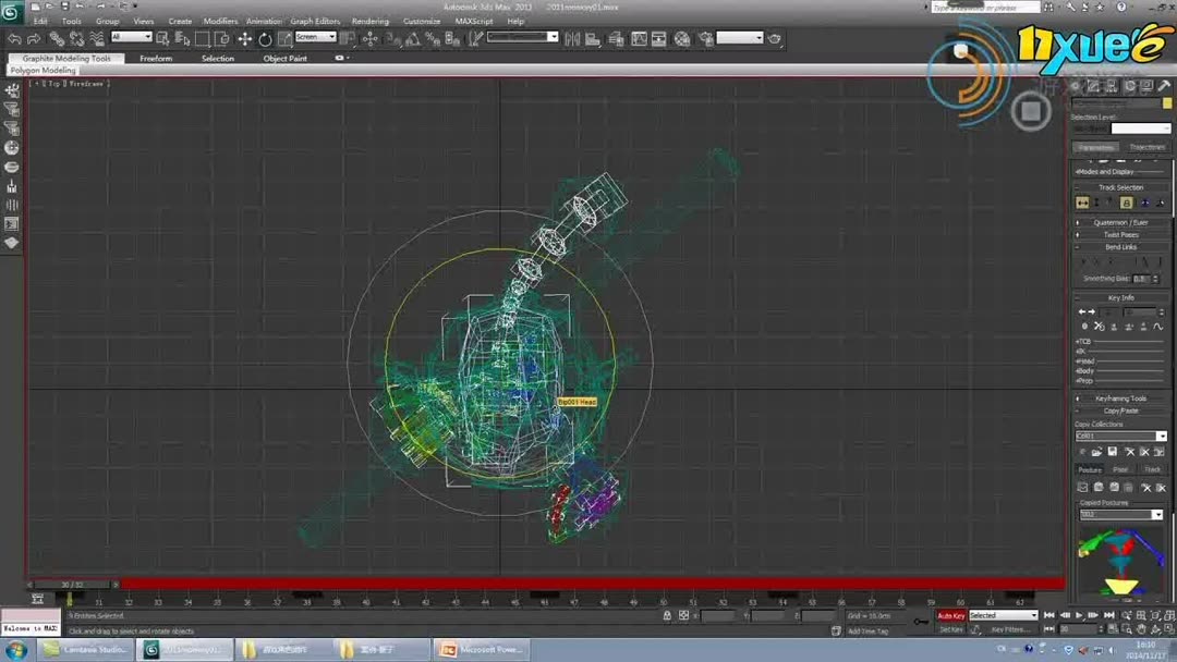 3D猴子模型走路尾巴动态