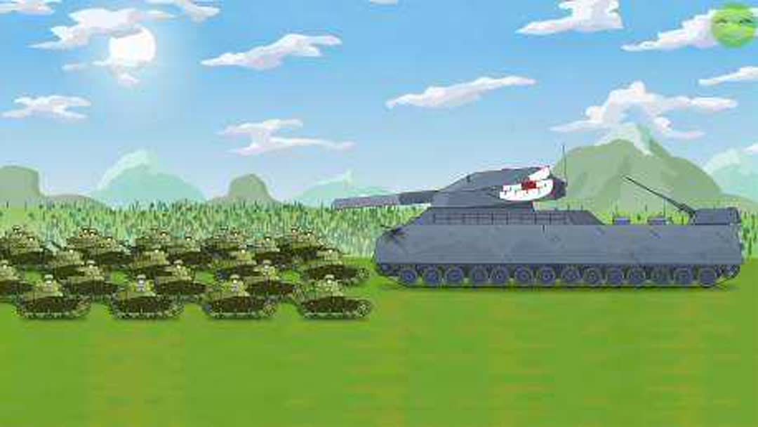 动画坦克世界:为了抵抗侵略者,小坦克们众志成城