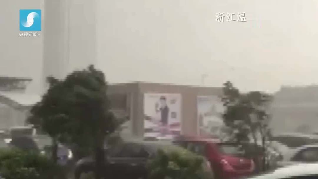 视频记录台风“玛莉亚”登陆瞬间