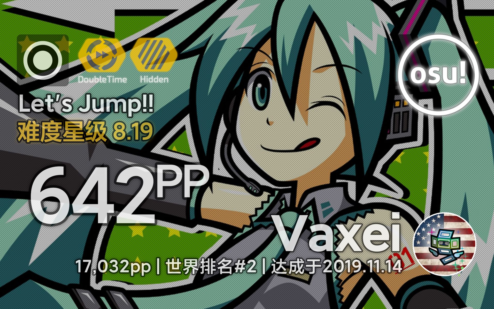 Vaxei丨642pp 97.54%FC #55丨初音ミク - Homework Crisis [Let's ...