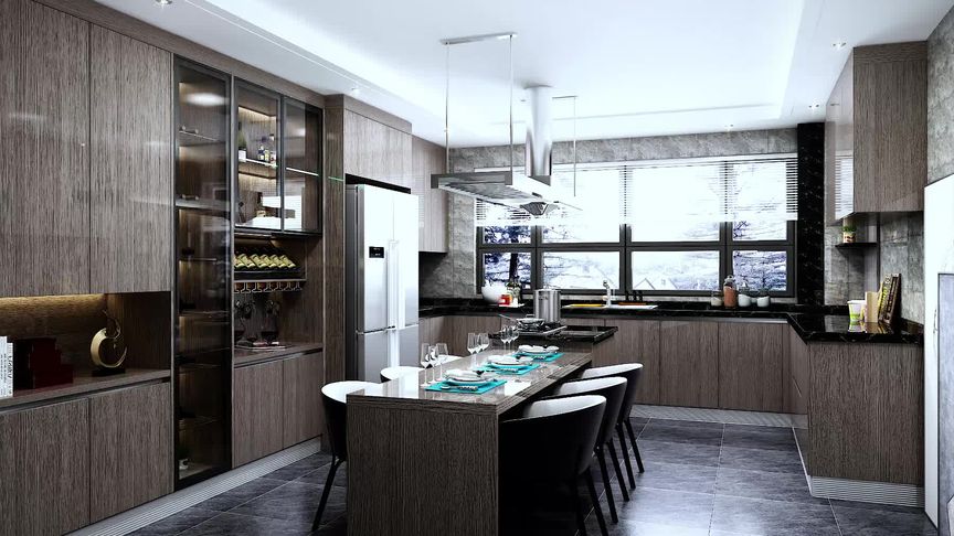 #厨房装修 #开放式厨房设计 长在我们大脑左右的耳朵