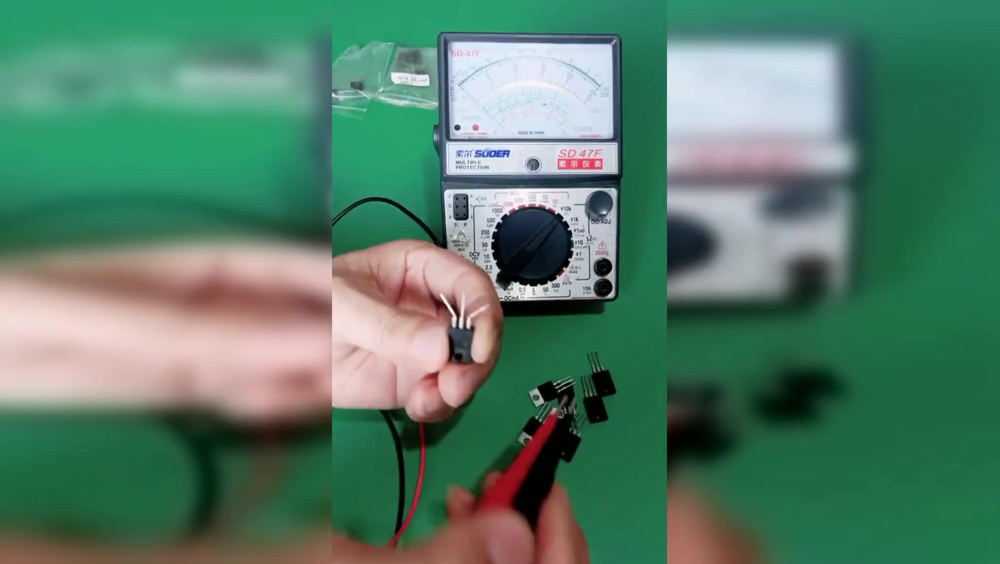 场效应管测量方法!感觉还真是不错啊!试试看