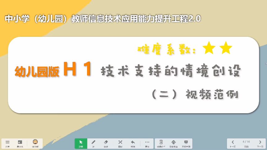 信息化2.0|H1技术支持的情境创设(二)SP范例