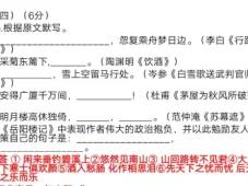 初中语文助考:模拟试卷讲评2