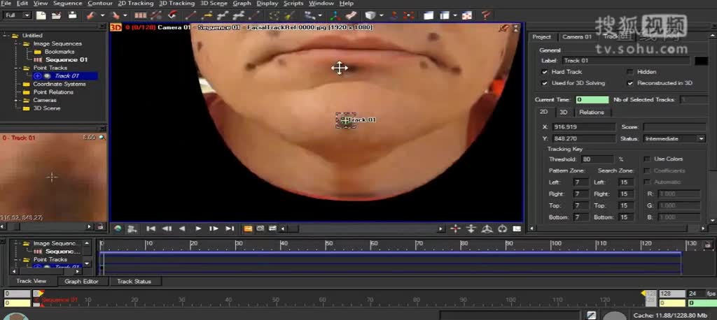Maya面部表情动作捕捉6