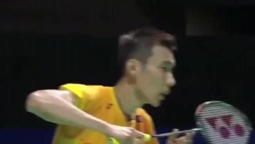 李宗伟战胜林丹的最佳球之一,杀球犀利无比!