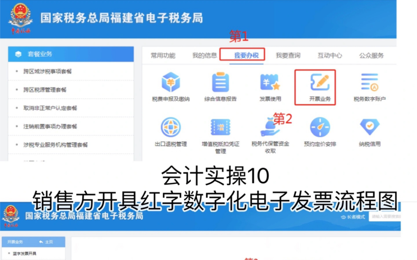 会计实操10|销售方开具红字数字化电子发票流程
