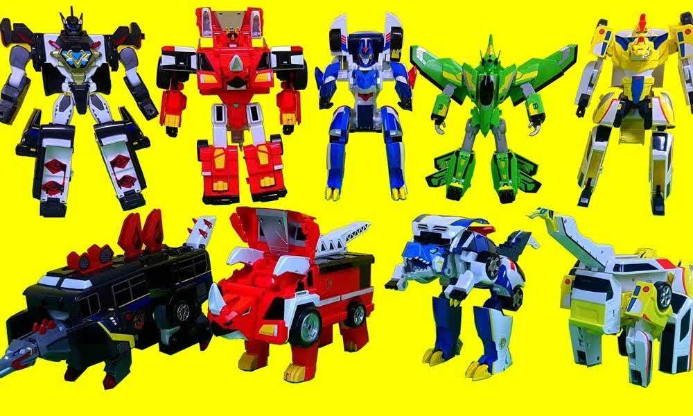 玩具动画:可以变形成机器人和动物的汽车玩具