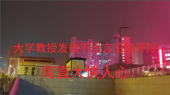 最新消息,大学教授级别的教师发表不当言论被开除,大快人心