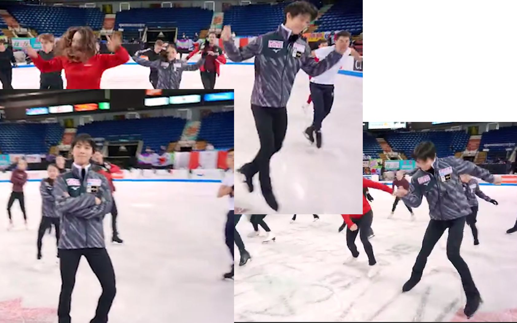 【羽生结弦】点进来看独自美丽的尬舞柚子【夹缝中寻找柚子|gala彩排...