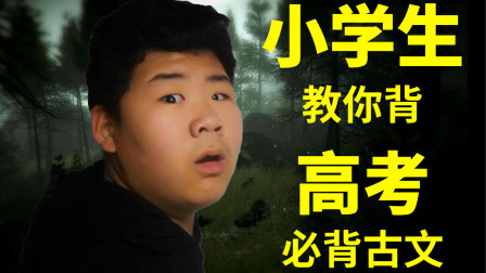 小学生教你背高考古文