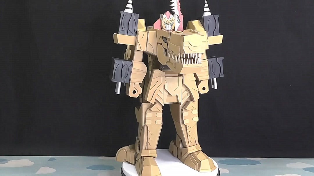 神奇的纸板DIY,变形玩具模型的制作方法,值得一学!