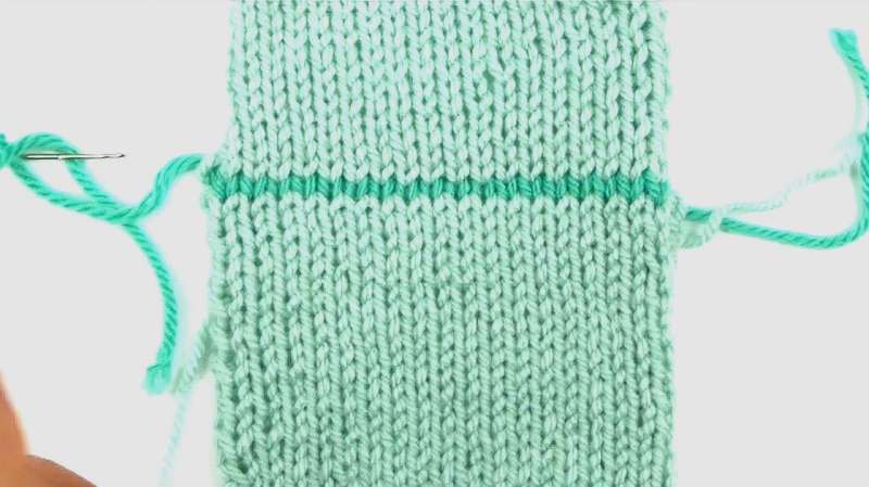 如何用最简单的方法嫁接你的针织物,编织小技巧,效果很不错