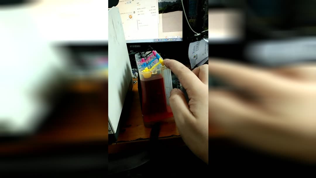 爱普生1100打印机安装连供视频教程