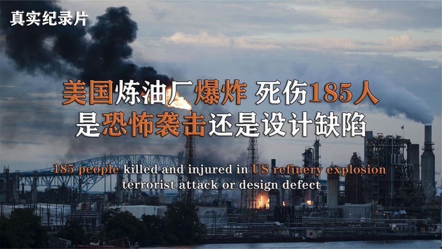 美国一座炼油厂突然发生爆炸,导致死伤185人