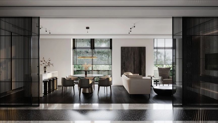 [设计案例分享]现代设计,高贵与雅致