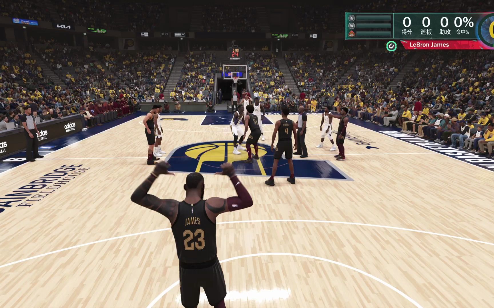 【NBA2K23】MC名人堂 老詹重回骑士!詹姆斯模板控卫 全场纯享系列 ...