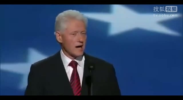 2012美国总统大选克林顿助选演说