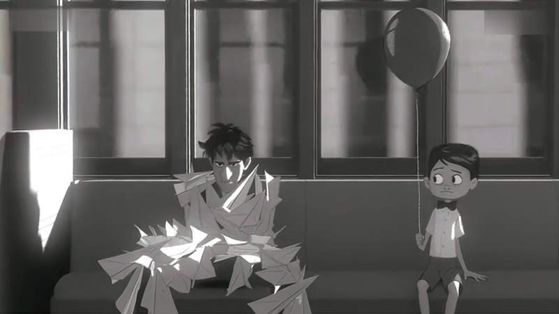 男子用纸飞机找到爱情,隔壁小孩都惊呆了,一部甜到掉牙的动画片