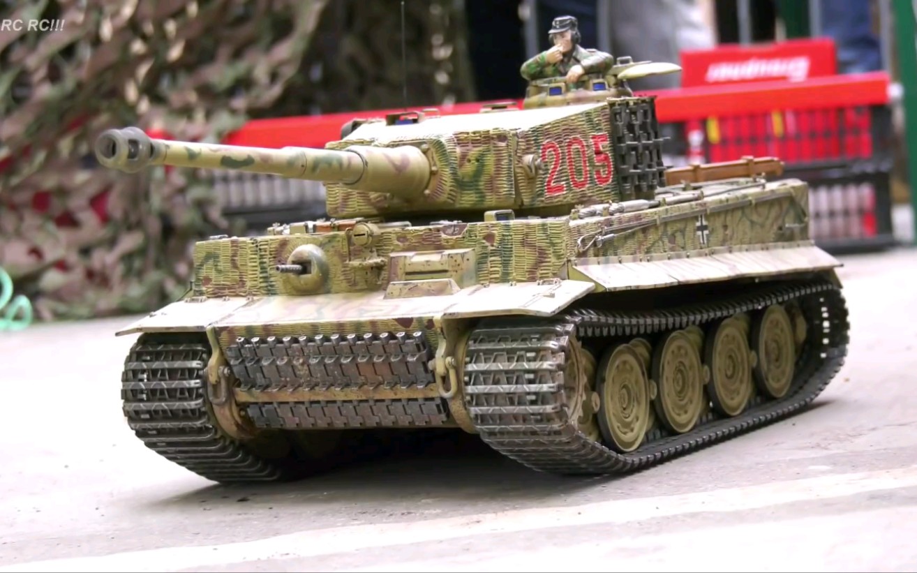 【RC模型】1/16-遥控坦克军用车辆模型-大型遥控模型沙盘(1080P高清)