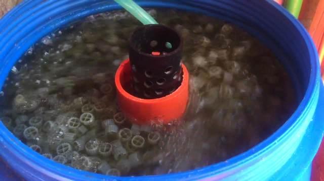 DIY鱼池过滤器,太实用了,一看就知道主人是高手!