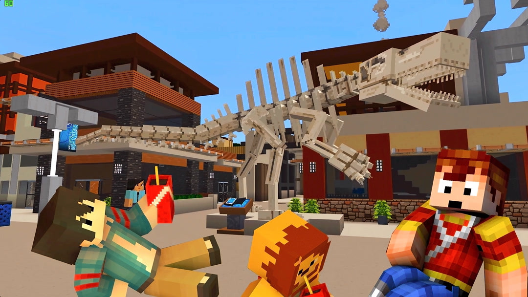 【天骐】我的世界侏罗纪公园01 三人来到真正的努布拉岛