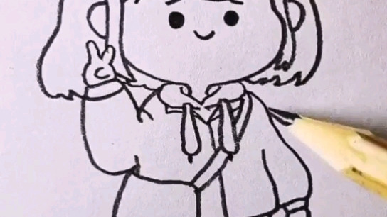 动漫简笔画新人容易学
