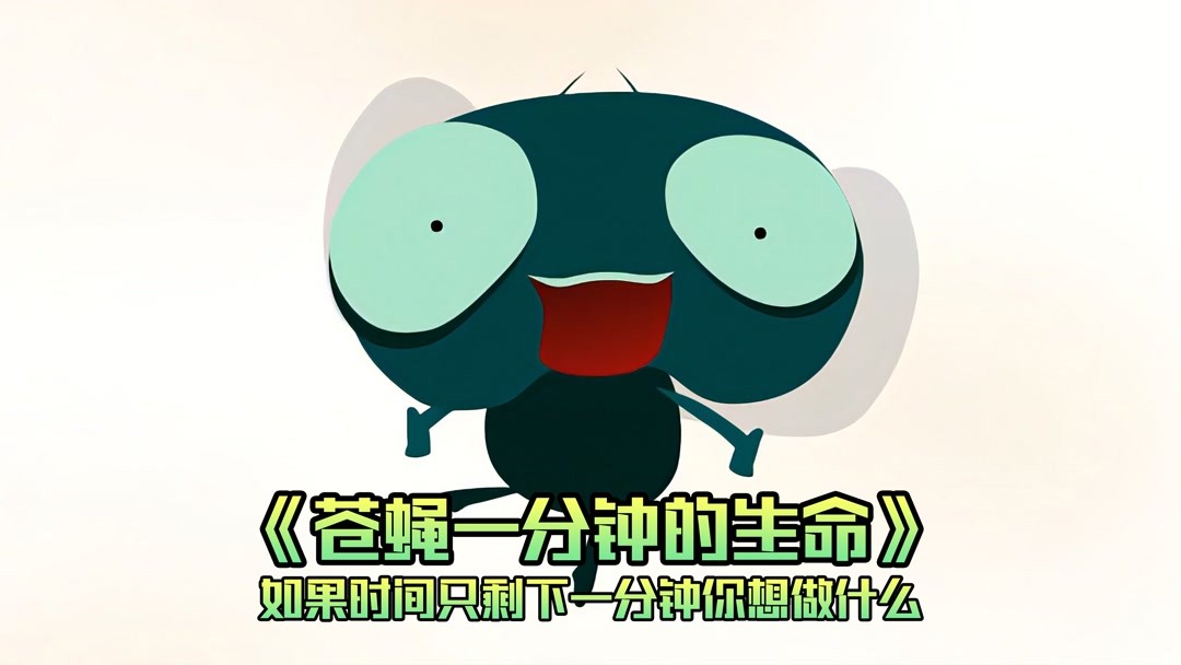 《苍蝇一分钟的生命》如果时间只剩下一分钟你想做什么?