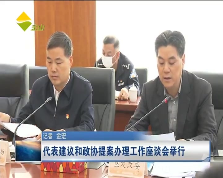 代表建议和政协提案办理工作座谈会举行