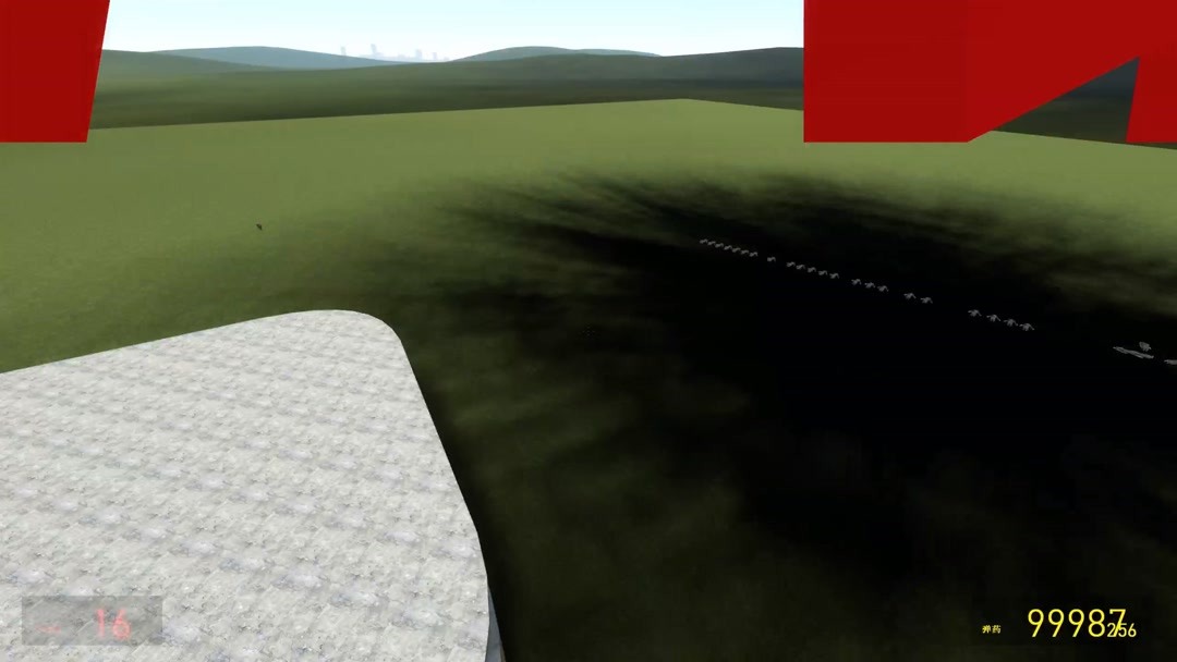 一排导弹爆炸后!GMOD游戏