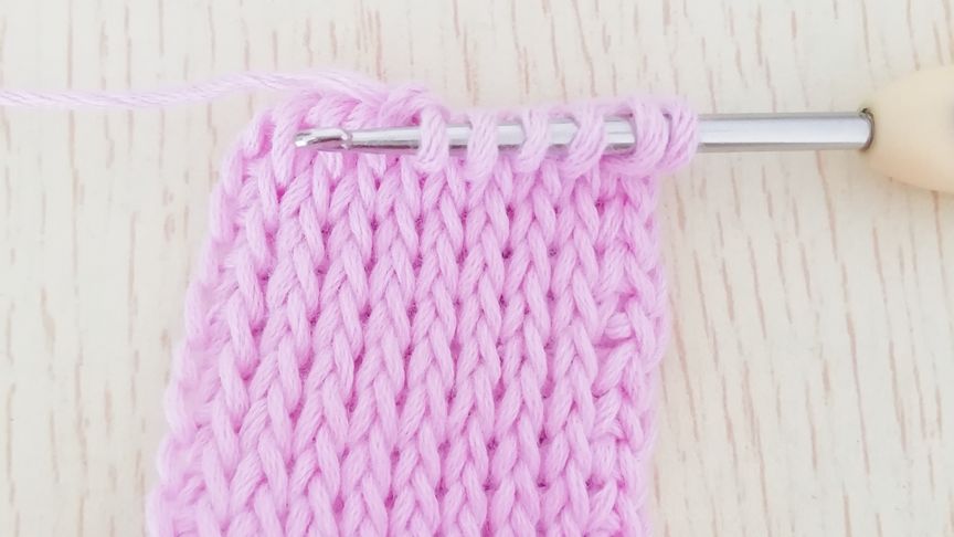 小小钩针不简单,学会这一招,轻松用钩针钩出棒针花样