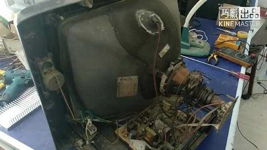 老式长虹电视C2169KV不工作原来是高压泄漏惹得祸。