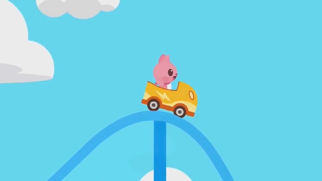 《迷你特工队动画片》哇!弗特发明了过山车,大家玩得好刺激!