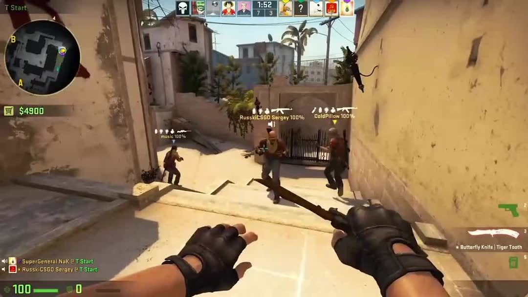 「CSGO」如果你的队友中有毛子 感受一下战斗民族的英语