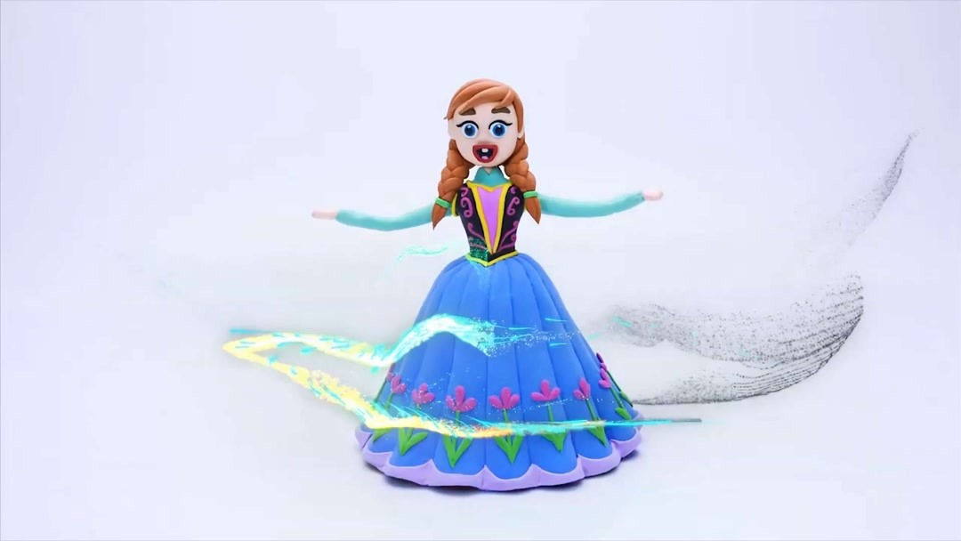 创意定格动画:戴安娜公主的衣服好简陋,气哭了!