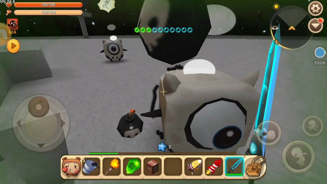 带你飞跃萌眼星,讨厌的萌眼怪,迷你世界