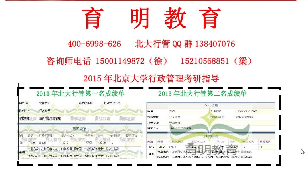 北京大学行政管理考研专业课实用答题技巧