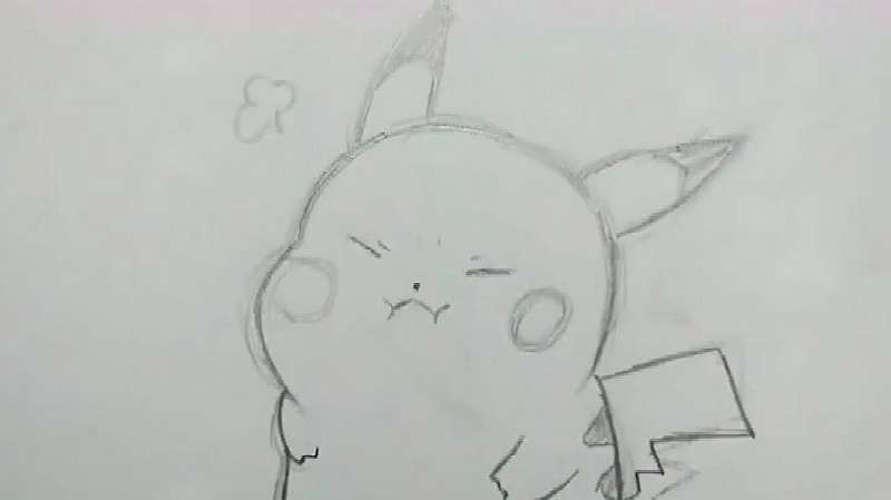 绘画教学:简笔画皮卡丘了解一下!是不是很简单?