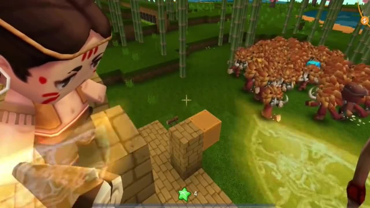 迷你世界:二狗子和狗蛋被怪物包围,看他们如何逃生