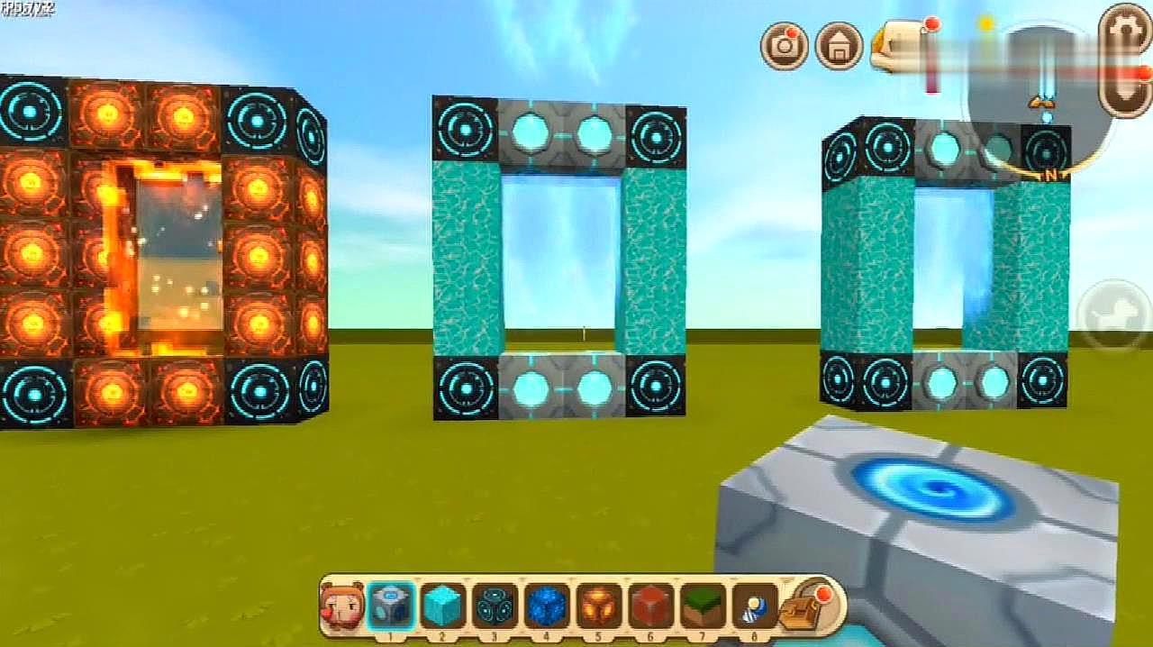 迷你世界:“天堂传送门”制作教程!可以传送到任何你想去的地方