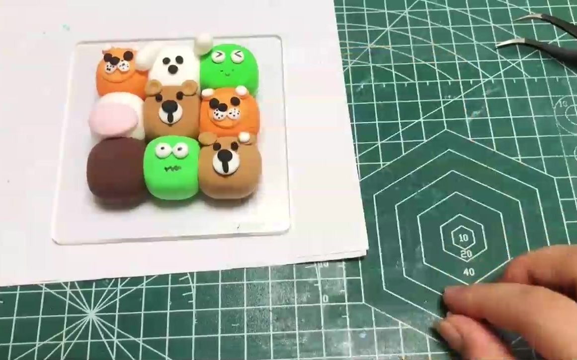 【超轻黏土】简单好学的黏土教程 黏土多肉系列、又来做超简单的...