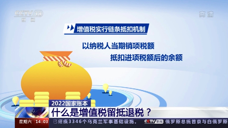 [新闻直播间]2022国家账本 什么是增值税留抵退税?