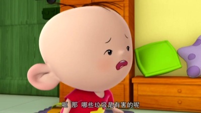 大耳朵图图:壮壮为图图普及知识,扔垃圾要分类,有害垃圾单独放